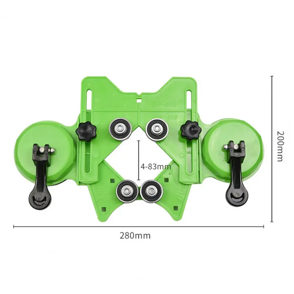 Opening Locator Adjustable 4-83mm Drill Bit Hole Saw Guide Jig Fixture ...