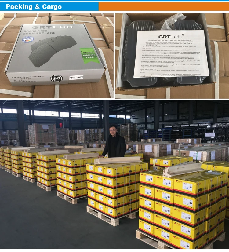 Wva29228 Good Performance Heavy Truck Ceramic Front Disc Brake Pads For ...