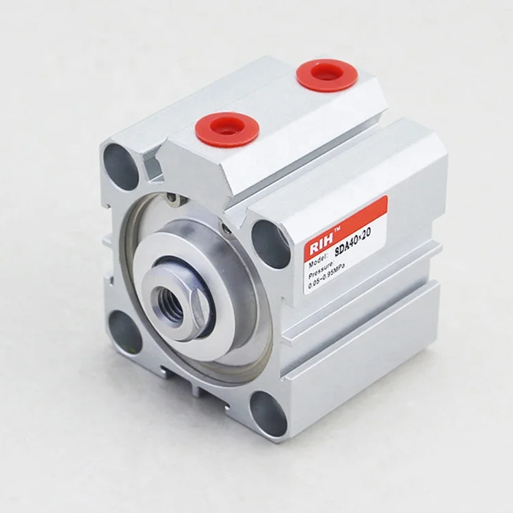 RIH Compressed Impact Pneumatic Cylinder,SDA Standard Thin Slim Compact ...