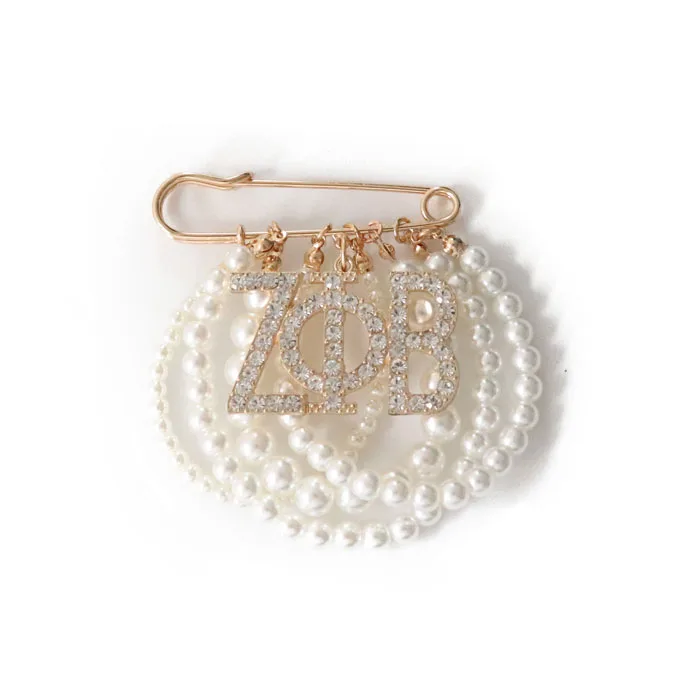 Shop Our 2023 Greek Sorority Brooches - Zeta Phi Beta