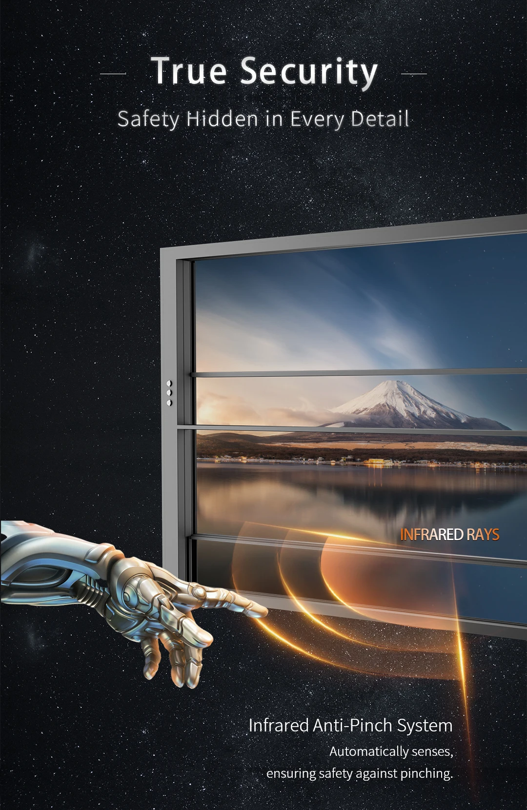 Fuson Automatic Slide Aluminum Windows - Efficient & Durable