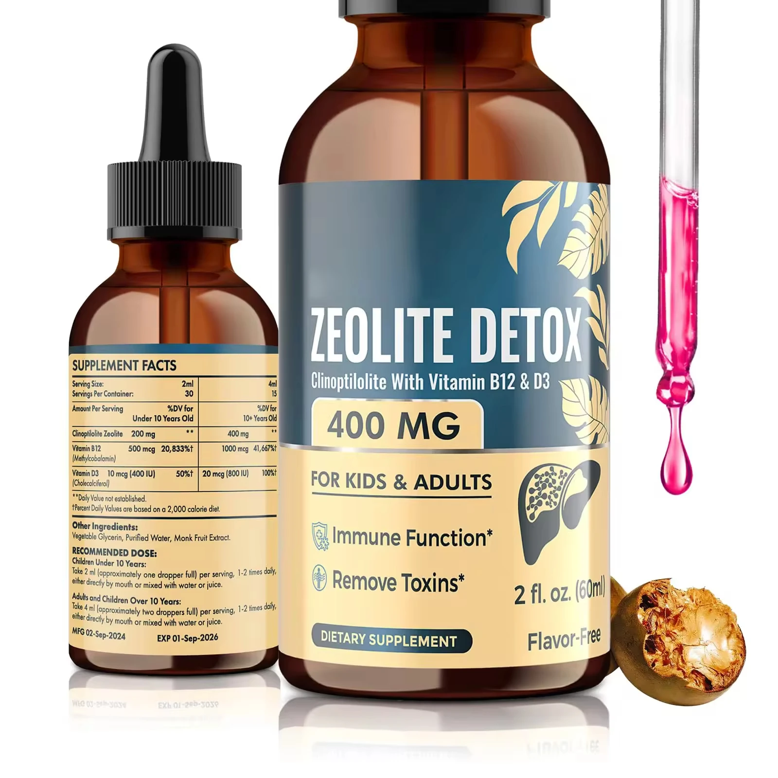 OEM Zeolite Drops Detoxifies Alkalizes Body Strengthens Immune System ...