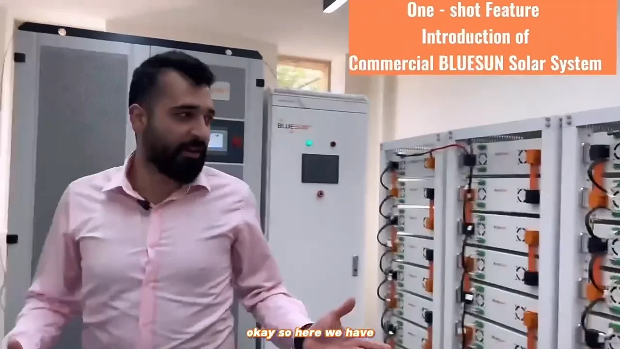 Bluesun Solar Panel Battery 100kw 150kw 200kw 300kw Industrial Hybrid ...