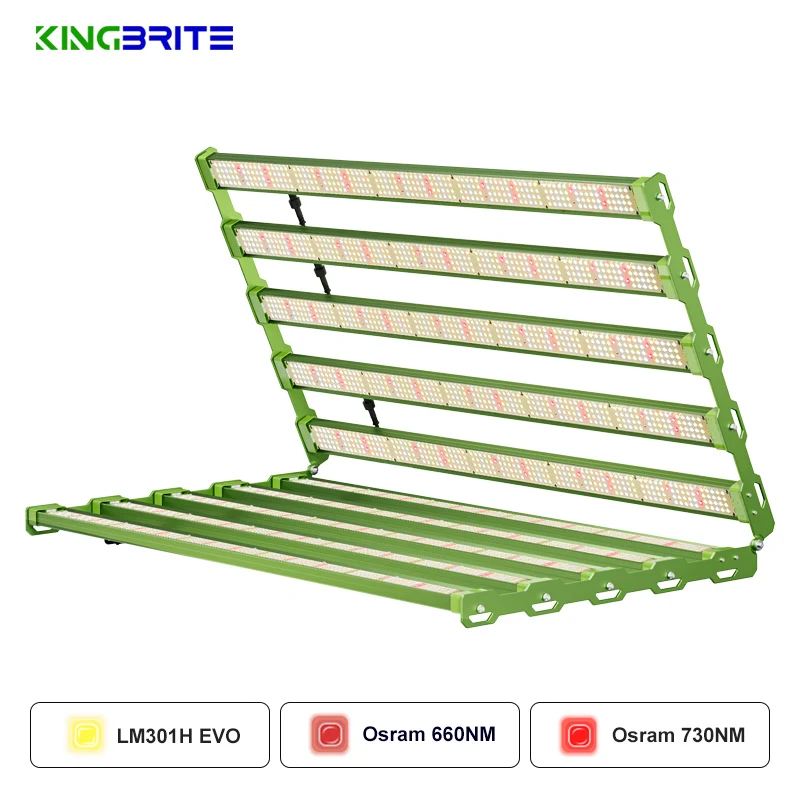Kingbrite LM301H EVO 1000W LED Grow Light - 50000 Hours Lifespan