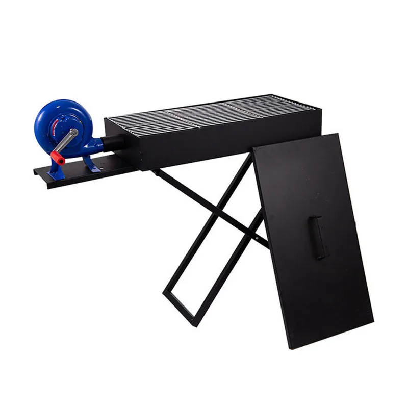 X-shaped Charcoal BBQ Grill - Portable Outdoor Cooking