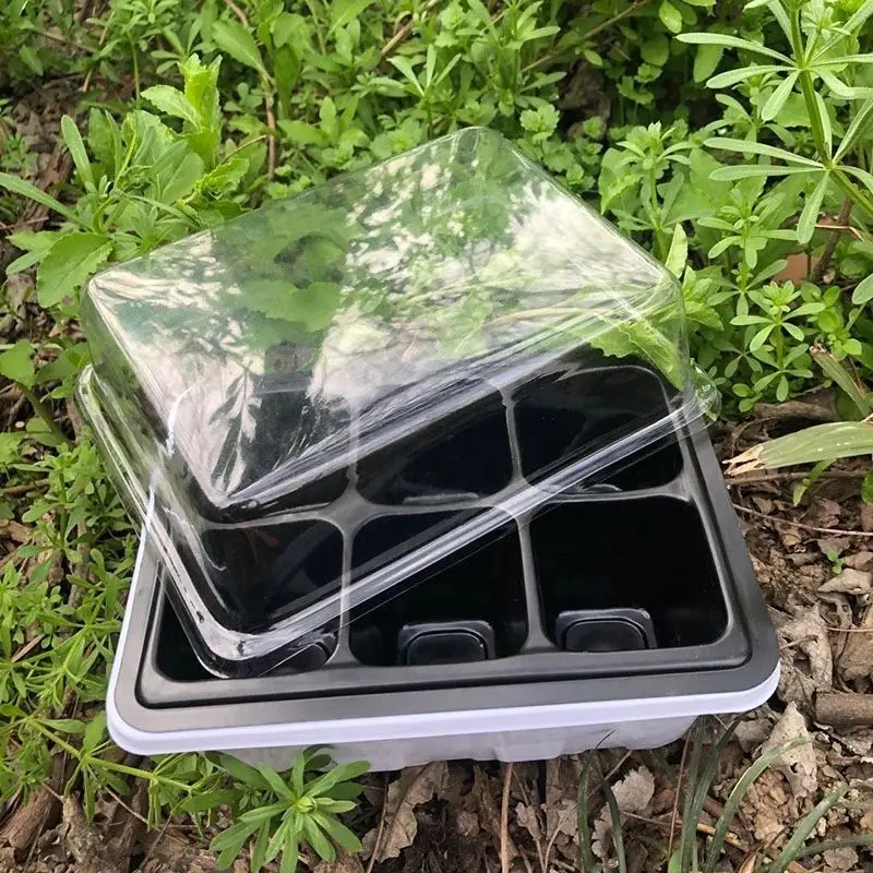 Garden Greenhouse Polystyrene Seed Trays Plastic 24 Cells Rice Nursery ...