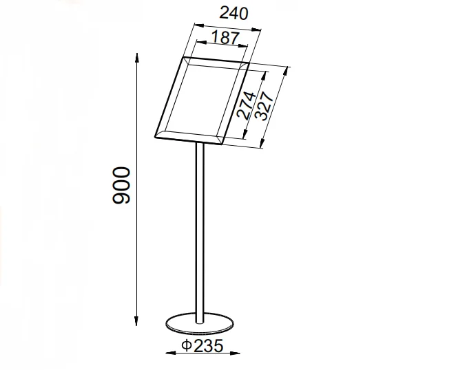 Twinco Diy Poster Display Stand Poster Floor Display Stand Poster Stand ...