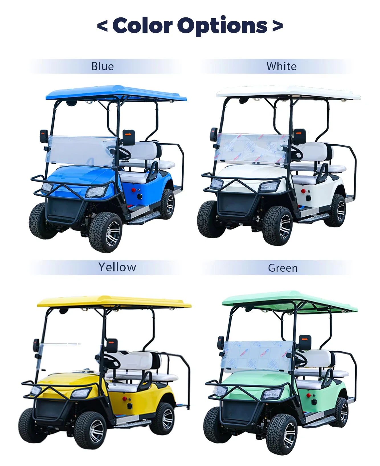 Car Off Road Electric Golf Carts Car Buggy Scooter Steering Wheel 2 4 6 ...