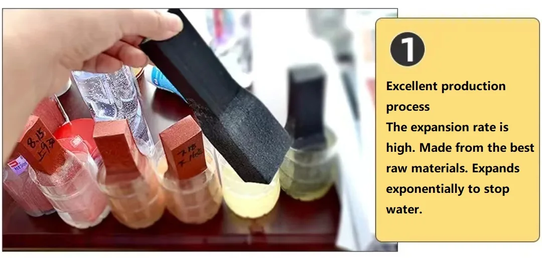 Rubber And Bentonite Swelling Construction Sealant Water Stop Strips ...