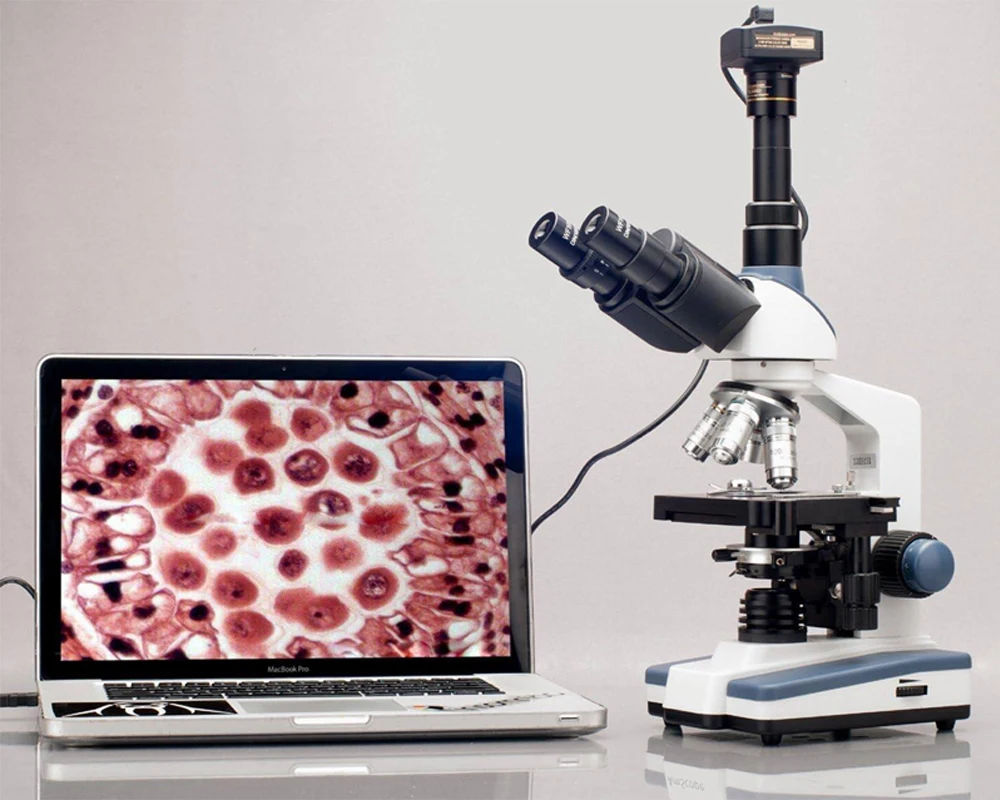 IKEME Laboratory Digital Biological Microscope Optical System Mobile ...
