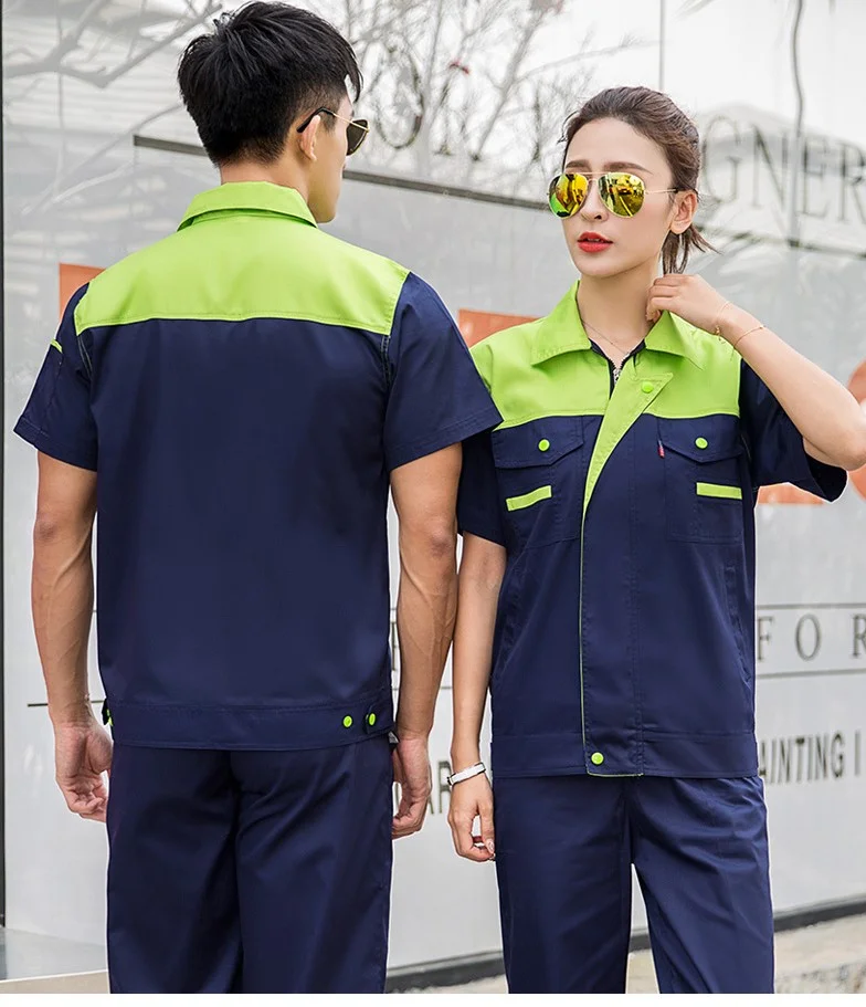 Customized Work Uniforms for Men - Summer Short Sleeve