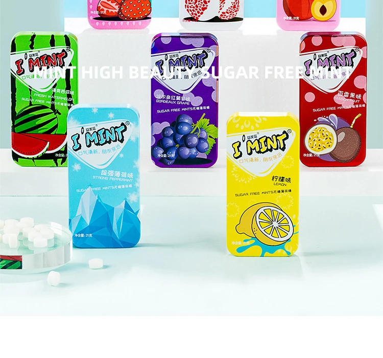 IMINT Sugar Free Mint Candy - Fresh Breath & Exotic Flavors