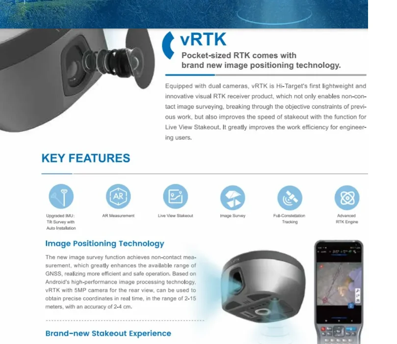 Hi-target Vrtk Visual Rtk With 1408 Channels And Um980 Gnss With Imu Base And Rover Station For ...