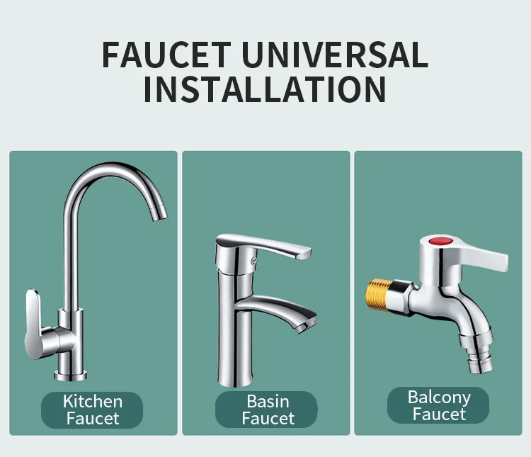 1080 Rotating Faucet Extender Aerator Universal Splash Filter Faucet ...
