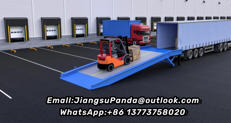 Panda Mechanical Vertical Electric Dock Leveler Mobile Container Supply ...