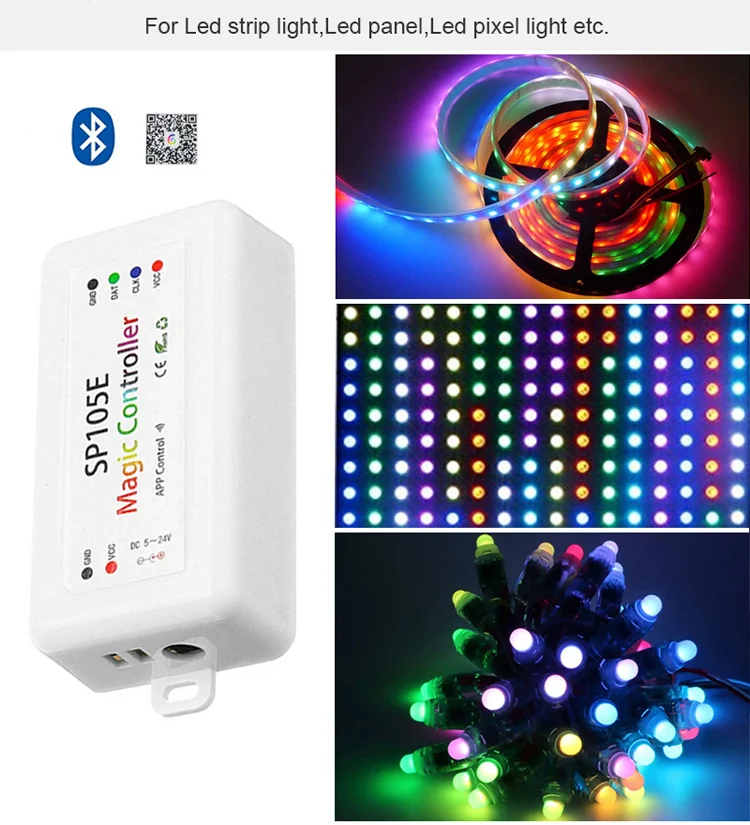 Low Power Consumption Digital Pixel Dc5~24v Bluetooth Magic Controller ...