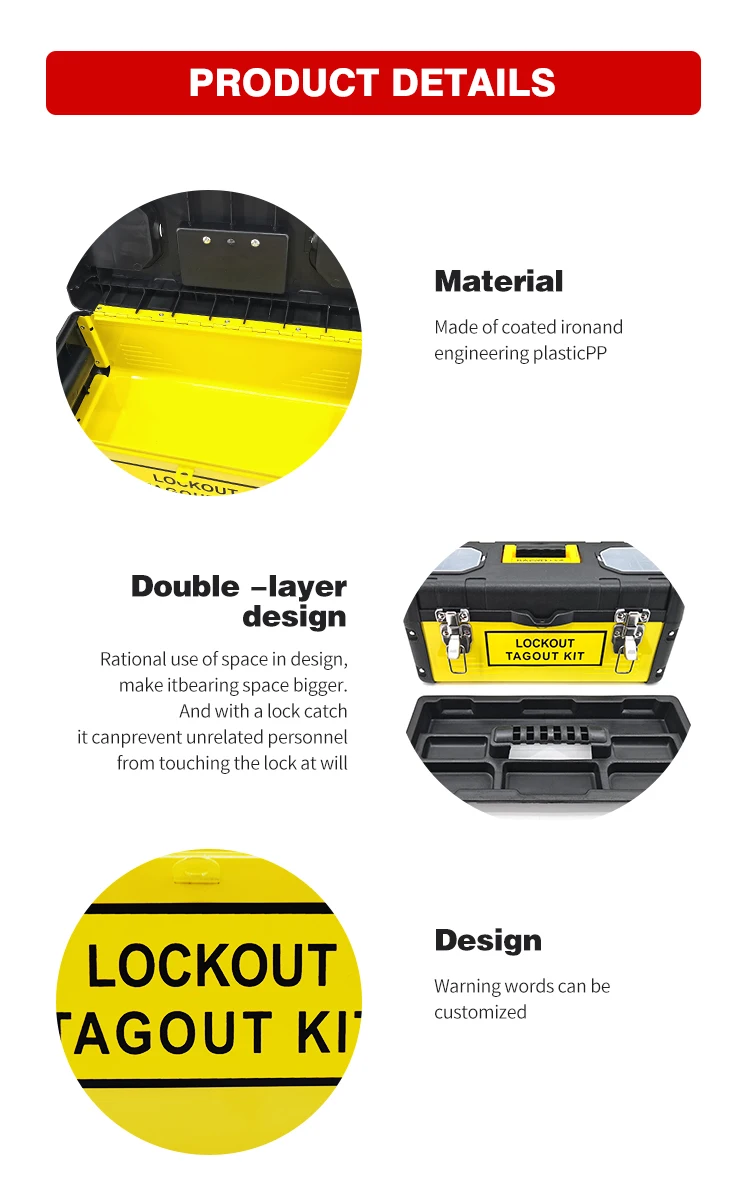 Plastic Safety Lock Management Box - BLDG12 LOTO Safety Lock