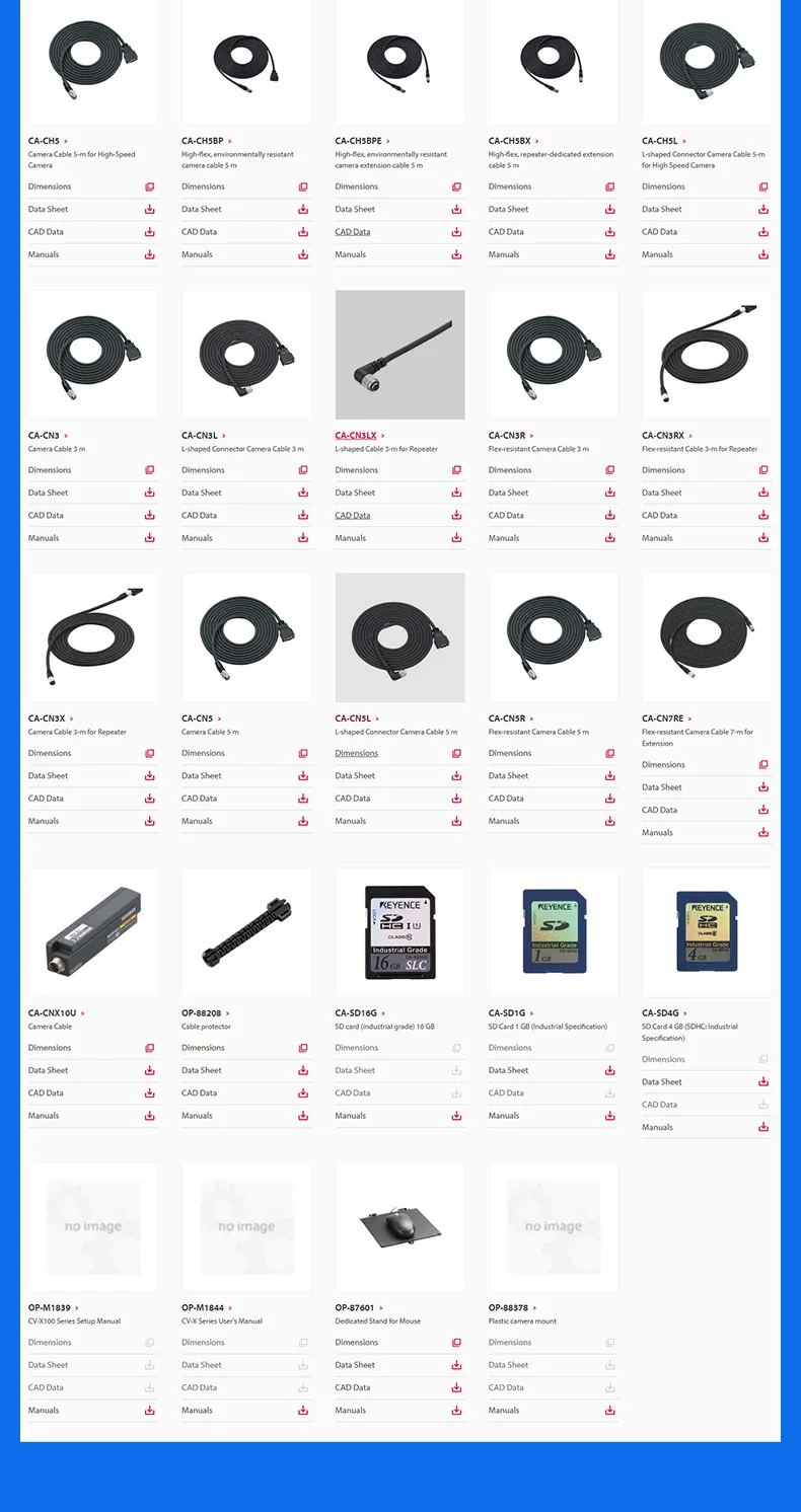 KEYENCE Industrial Camera CV-H500M - Intuitive Vision System