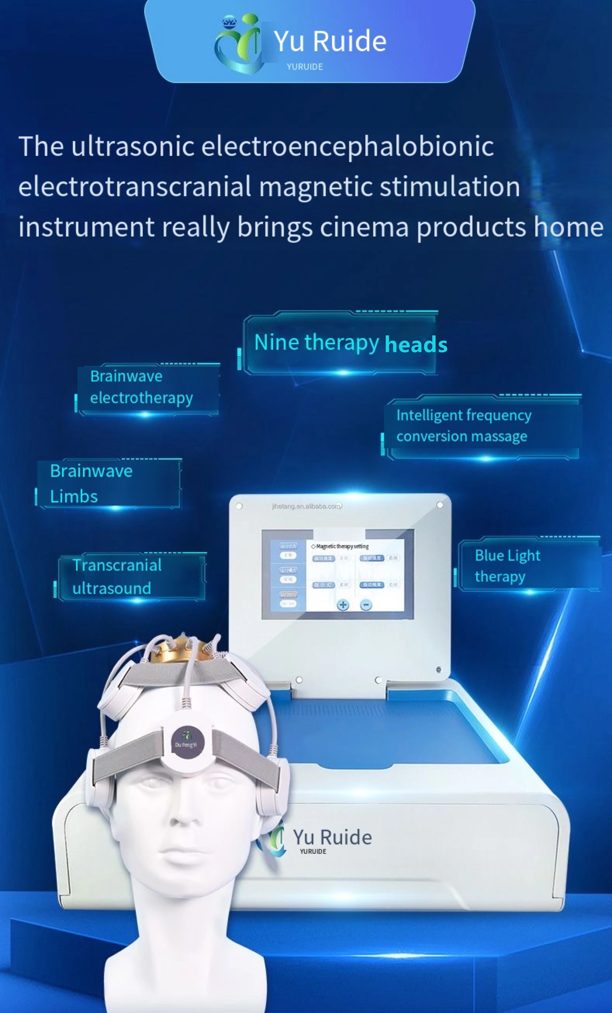595mT Transcranial Magnetic Stimulation Medical Stroke Depression ...