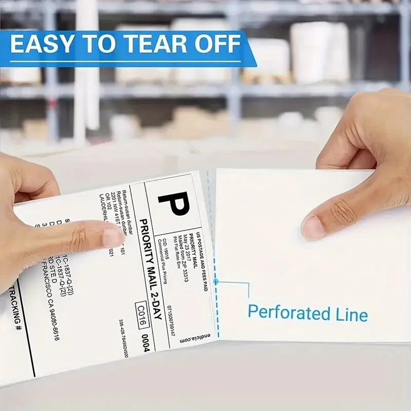 4x6 Waterproof Shipping Labels - 1000 Adhesive Stickers