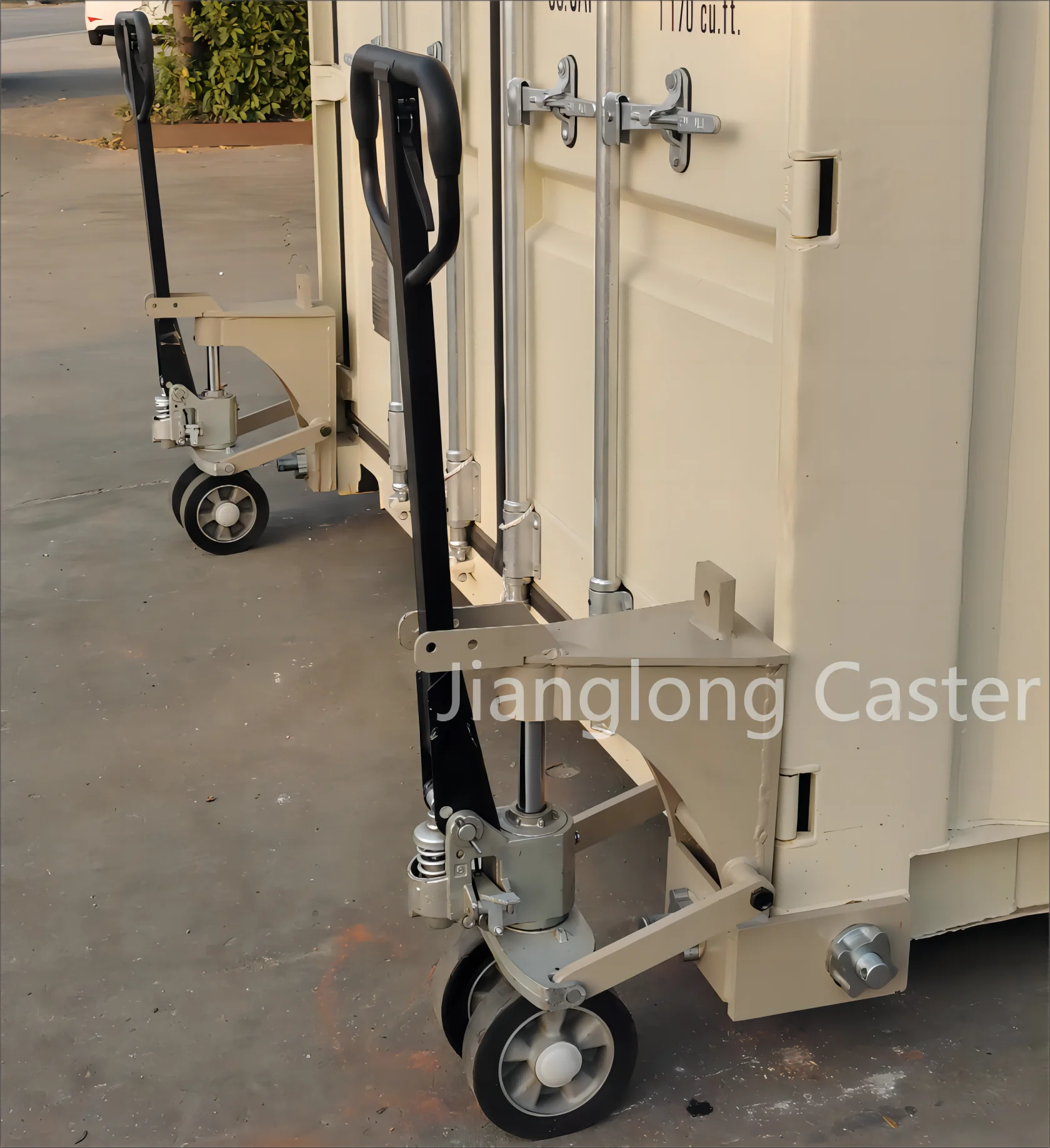 10 Tons Heavy Duty ISO Shipping Hydraulic Lifting Casters
