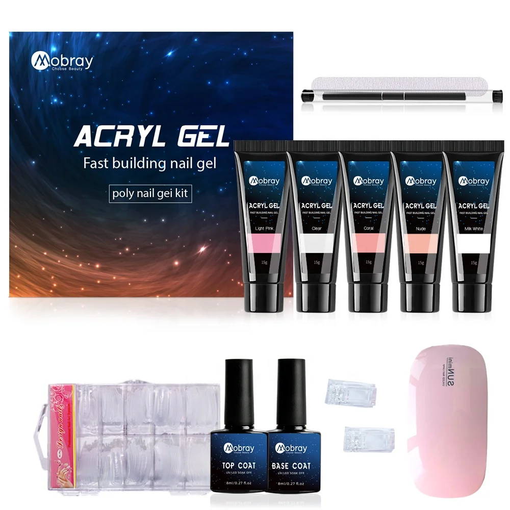 Hot Sale Professional Private Label Gel Polish Kit with UV LED Lamp ...