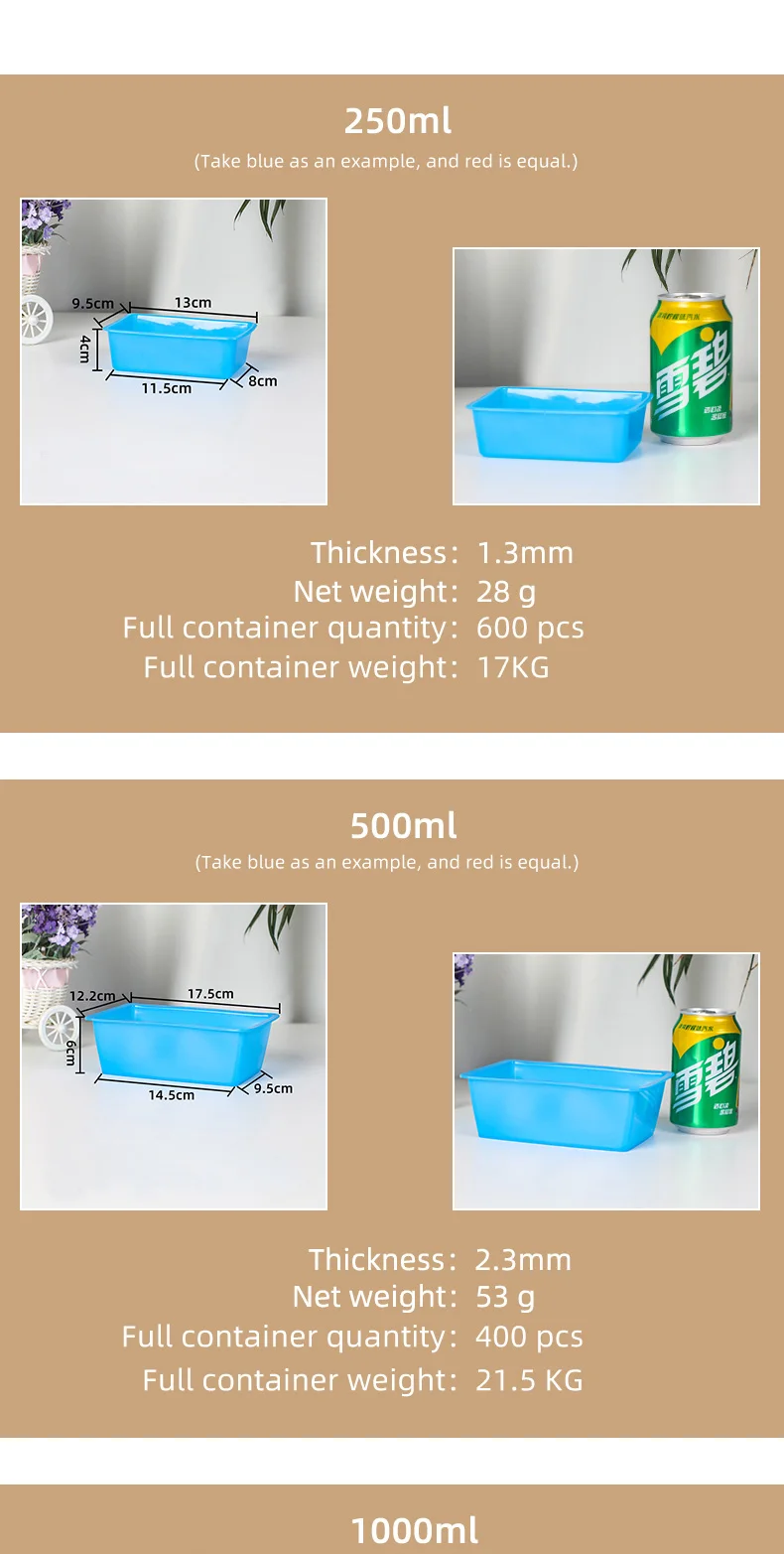 Rectangular Plastic Sorting Box Blue And Red Storage And Classification ...