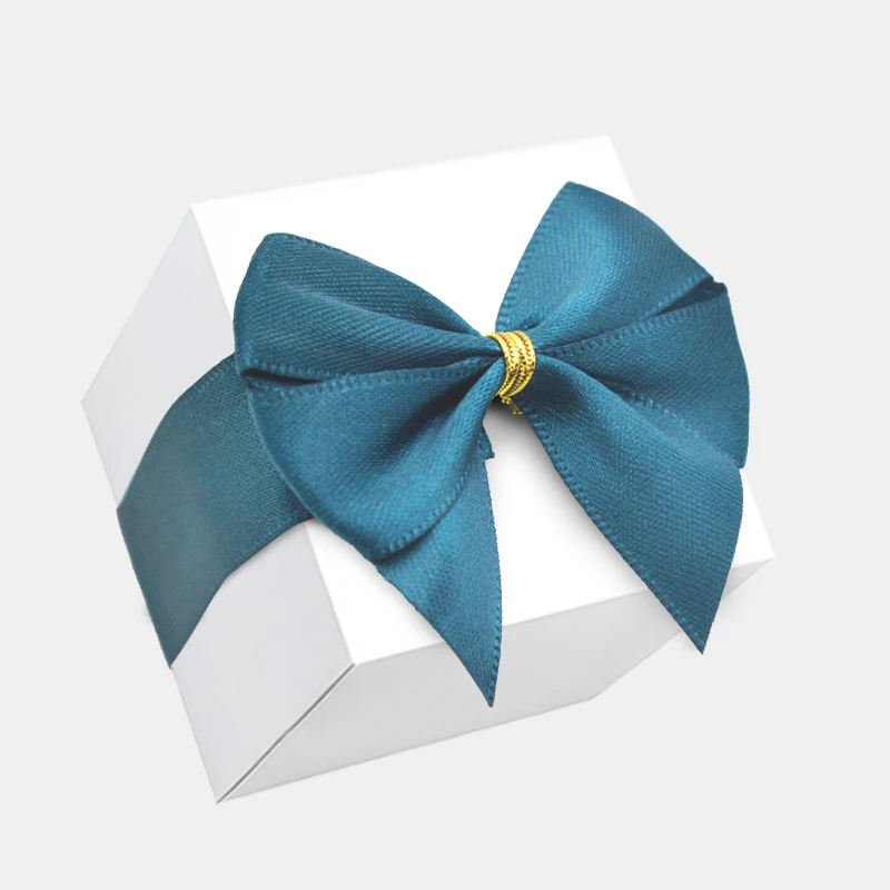 Gordon Ribbons Eco-friendly Custom Size Pre Tied Solid Color Satin Gift ...