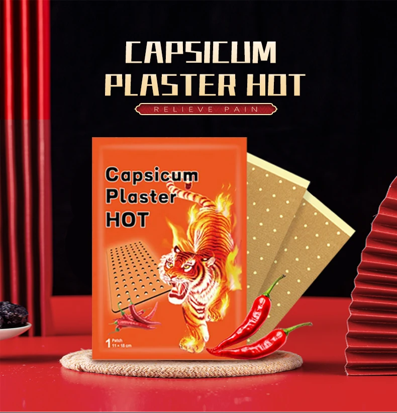 Capsicum Plaster For Body Joint Muscle And Knee Pain Relief Back Pain ...