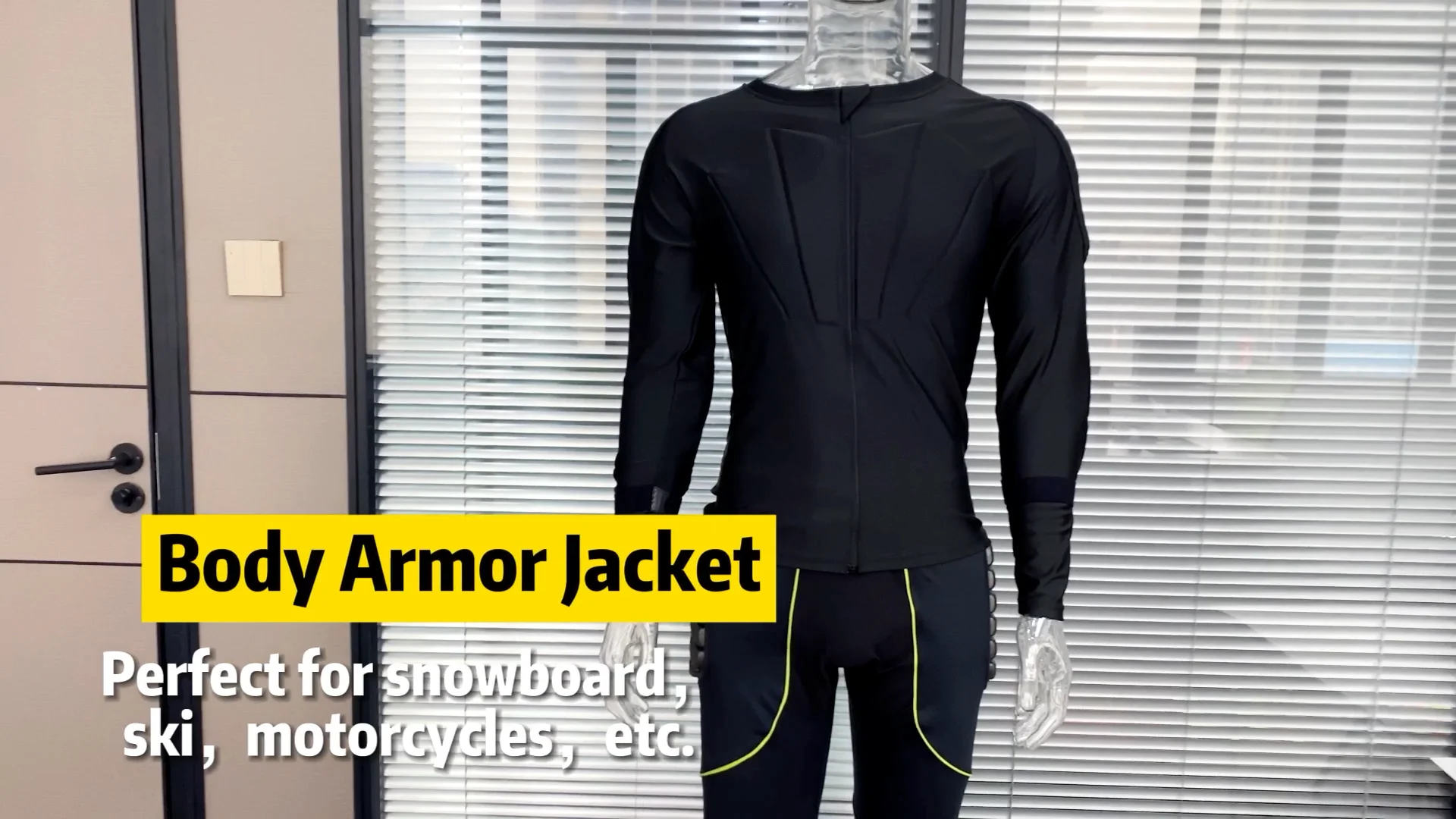 Tpu Spine Protection Impact Shirt Downhill Mountain Bike Chest ...