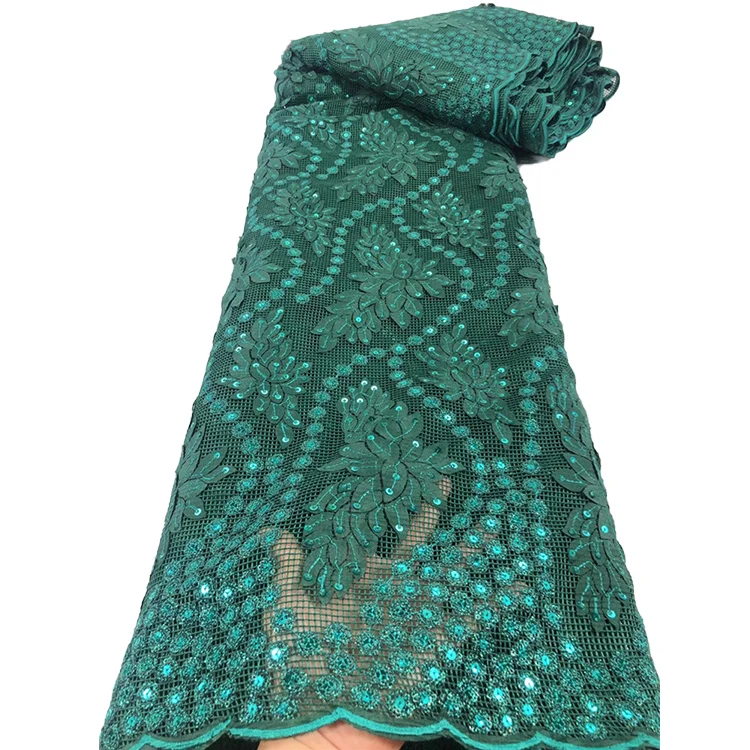 Dark green lace fabric store