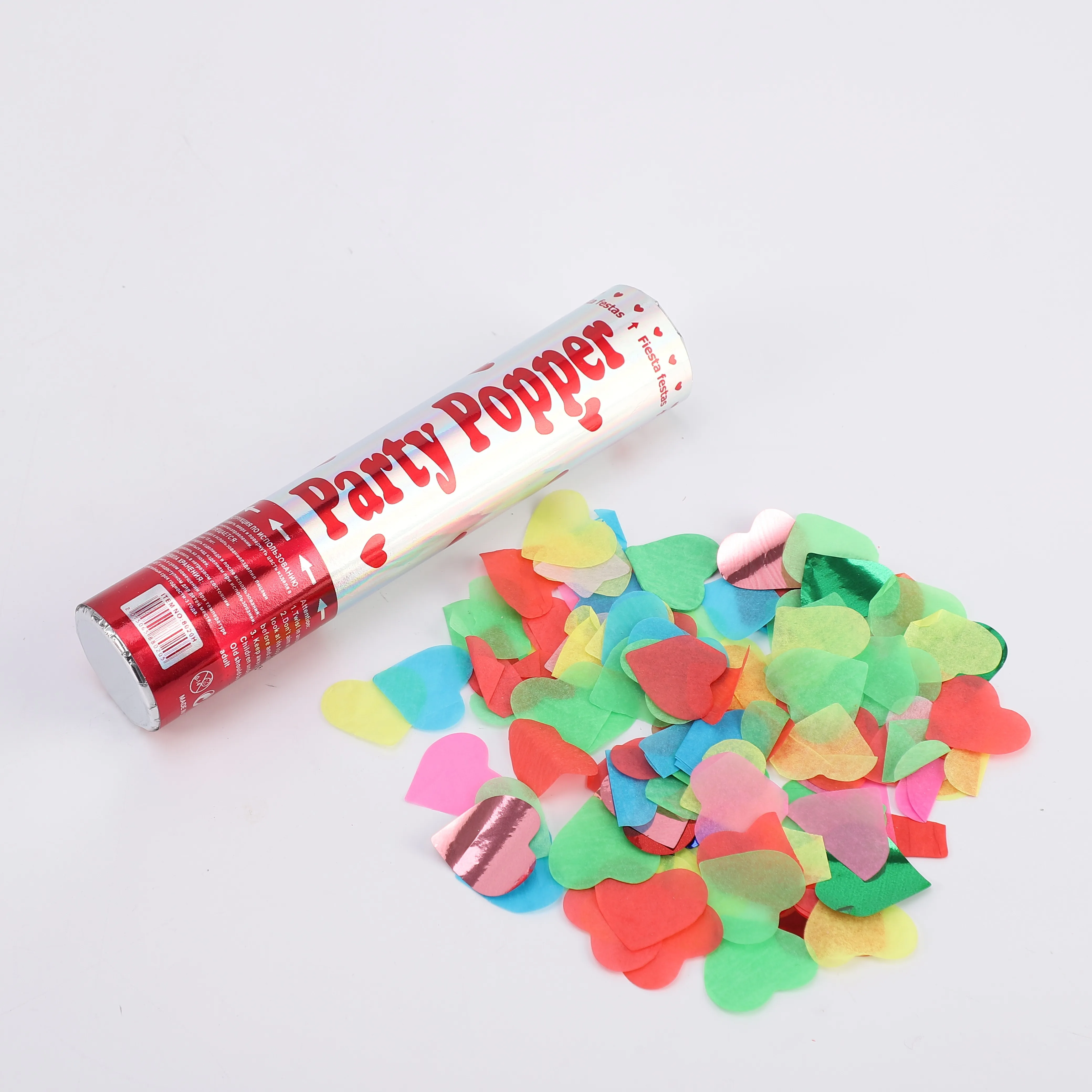 Showtime Confetti Popper - Easy to Clean Mini Party Streamers