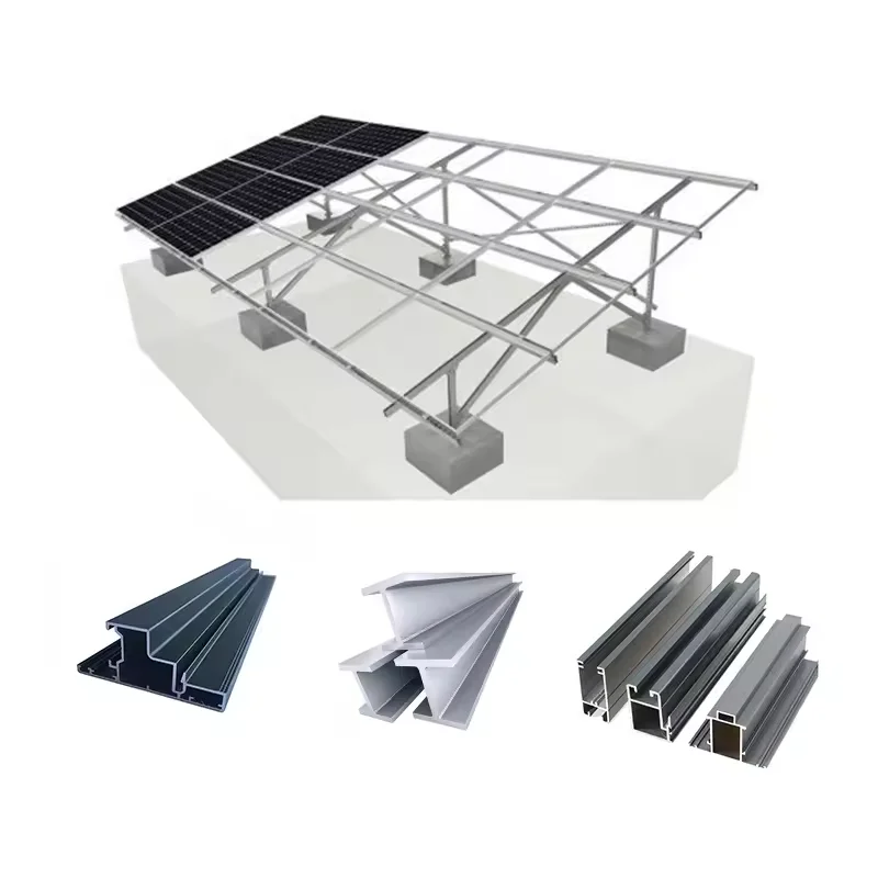 Solar Ballast Racking Flat Roof Solar System East to West Solar Panel ...