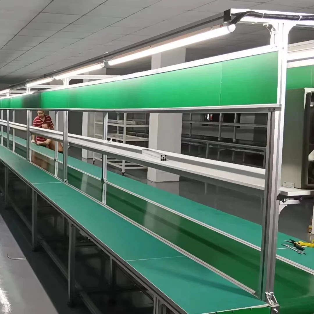 New Condition Assembly Line Workbench Belt Conveyor Efficient Workflow ...