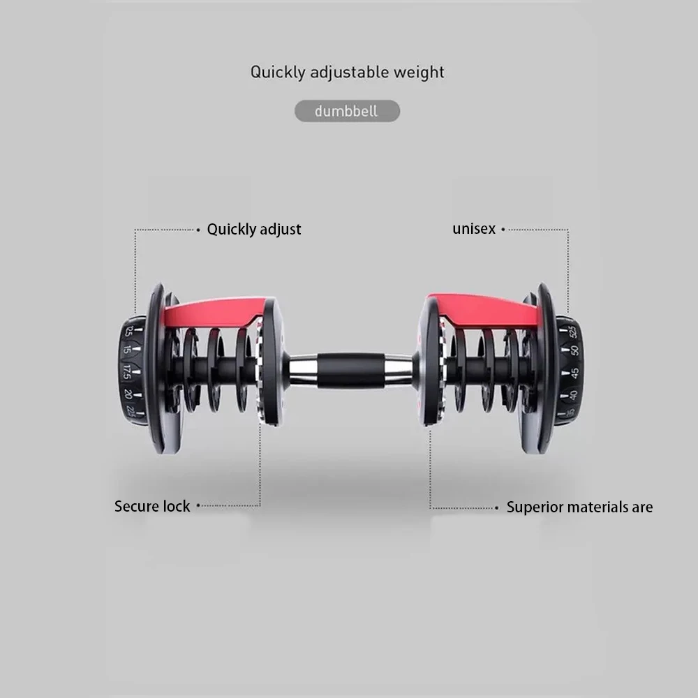 YANSHI Adjustable Dumbbell - 50kg, 40kg, 30kg, 24kg, 10kg