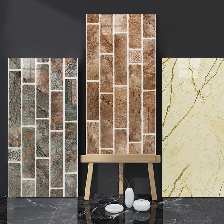 Luxury 30*60 Wall Tile PVC Vinyl - Waterproof & Customizable