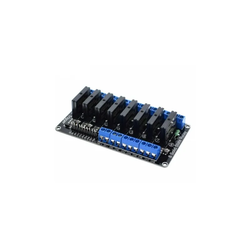8 Channel 5v Dc Relay Module Solid State High Low Level G3mb-202p Relay ...