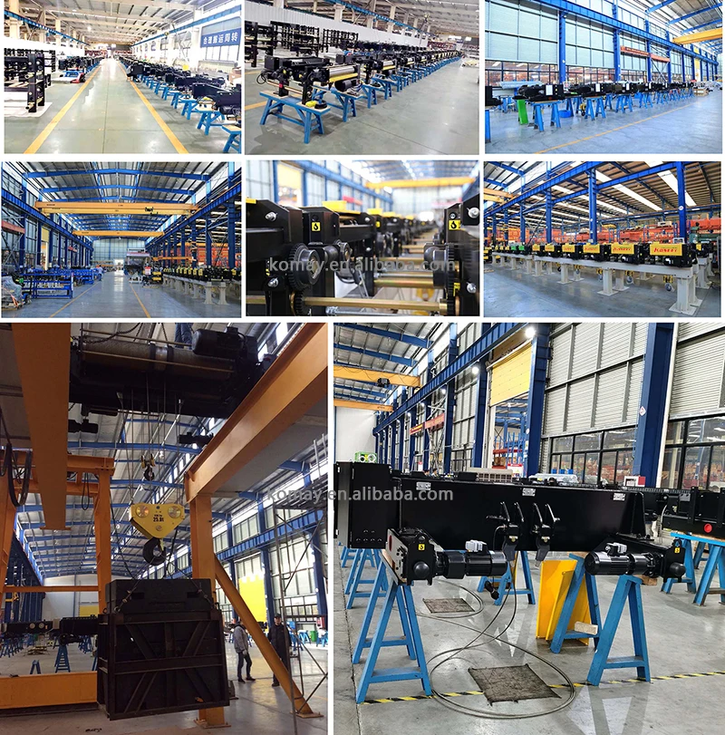 Komay European Type Double Girder Electric Wire Rope Hoist