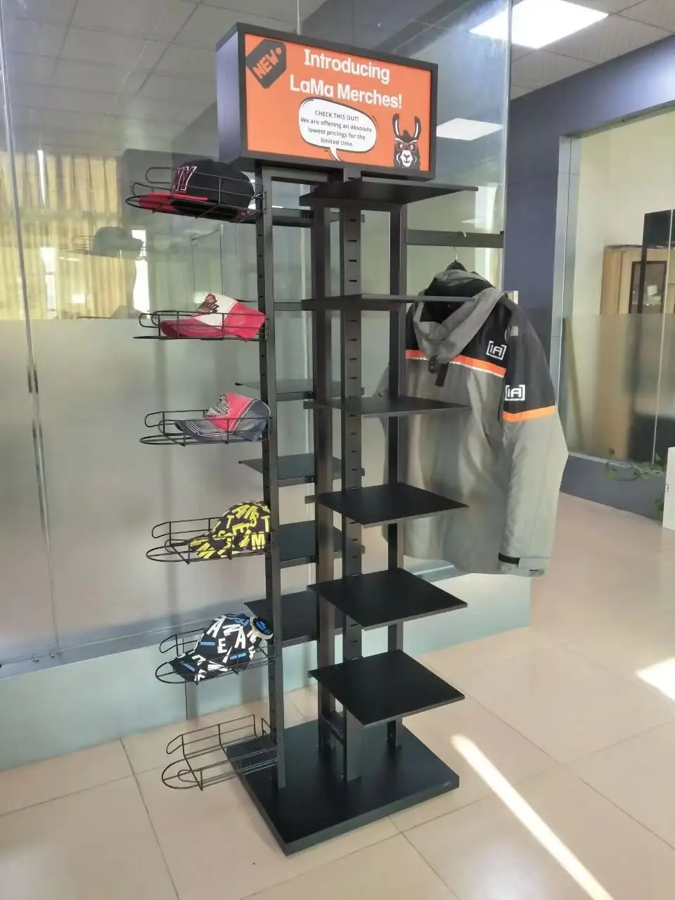 Custom Floor Standing Metal For Shoes Insert Display Shoe Display Racks ...