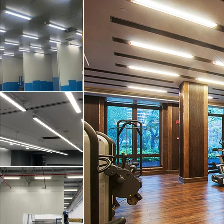 Led Linear Light Fixture Ceiling Led Tube Batten Light 2ft 4ft Aluminum ...