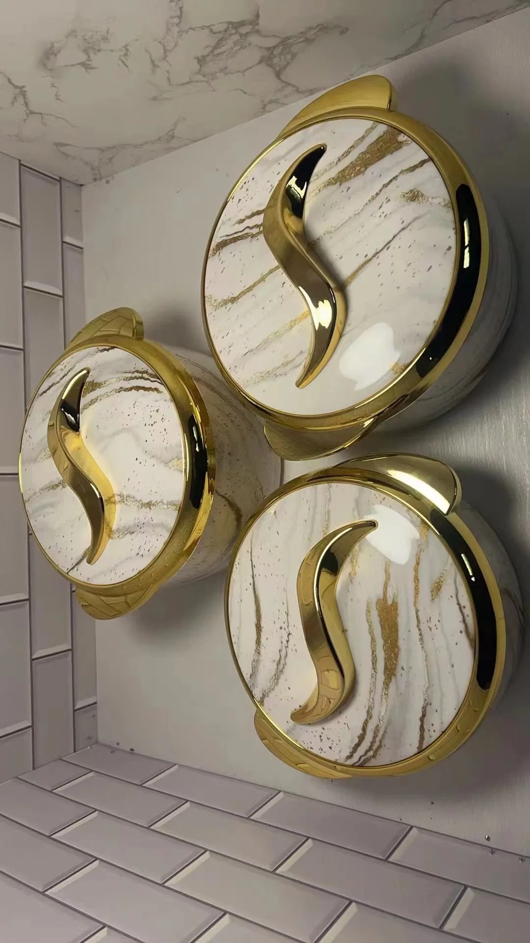 Large Capacity Thermos Food Warmer Jar Set - 3 Pcs 1.5l, 2l, 2.5l