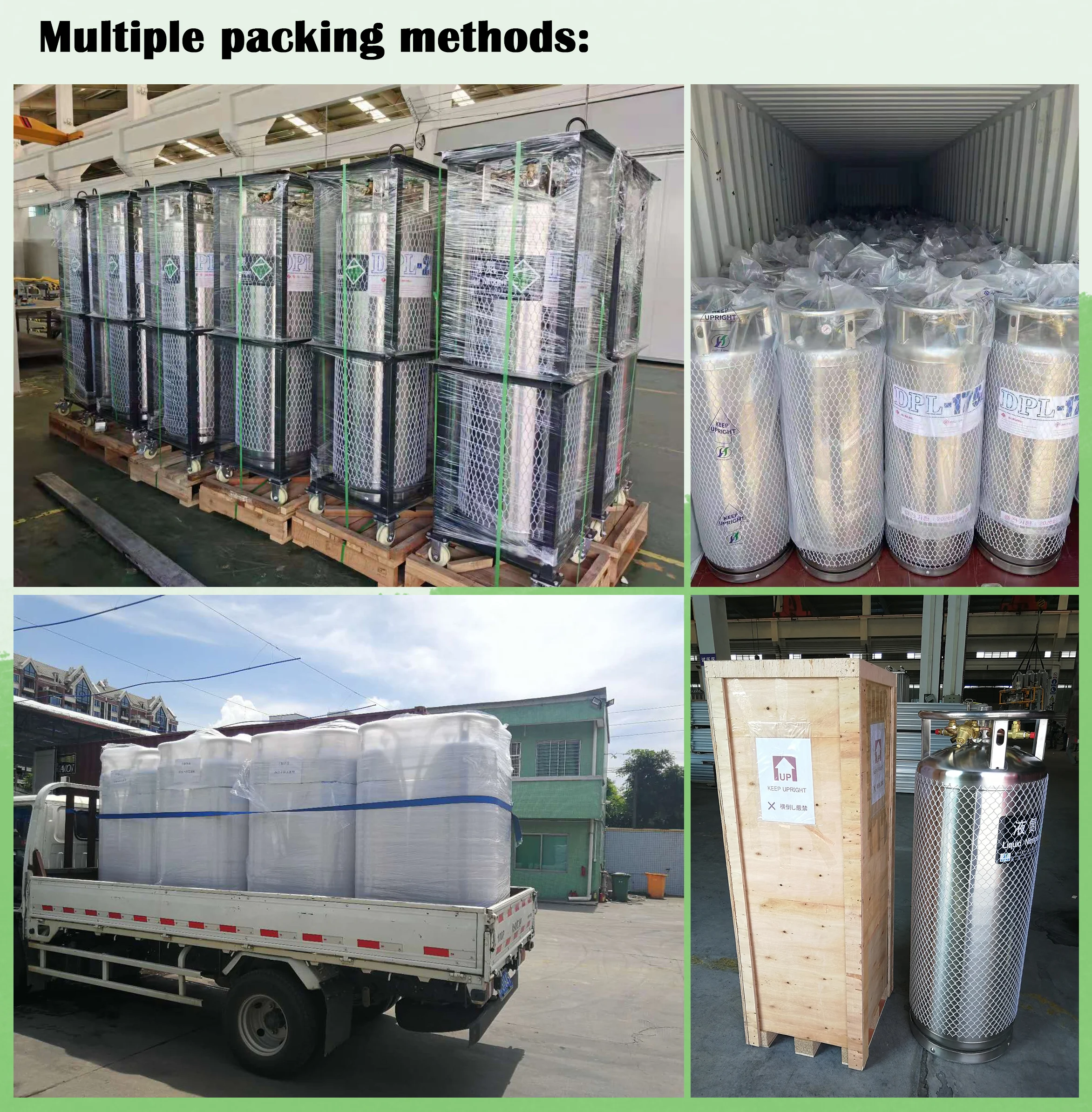 499L 1.44MPa Used Liquid Nitrogen Dewar Gas Flask Ln2 Dewar For ...