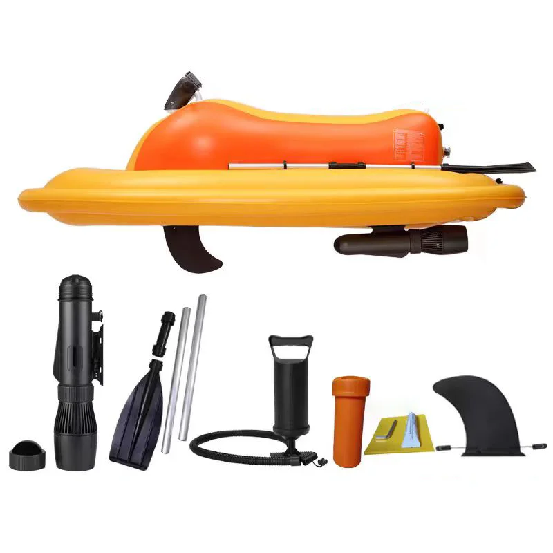 Seated Floating Pool Electric Motor Boat - Inflatable Jet Ski