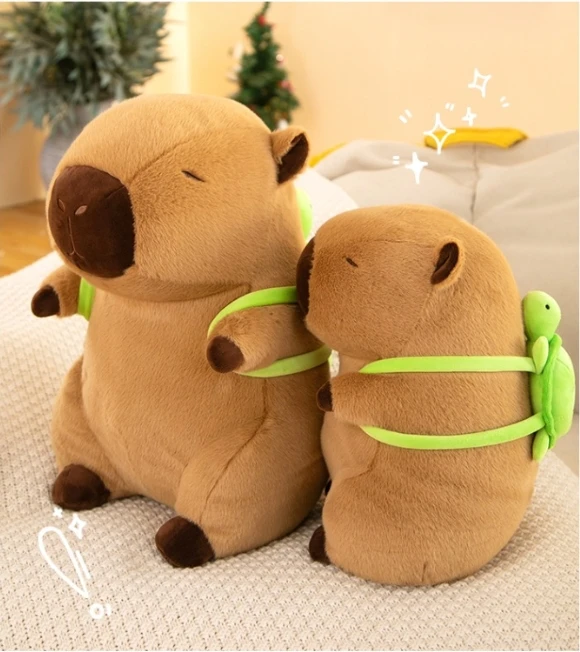2024 Big Capibala Doll Plush Toy Custom Cartoon Capybara Backpacks ...
