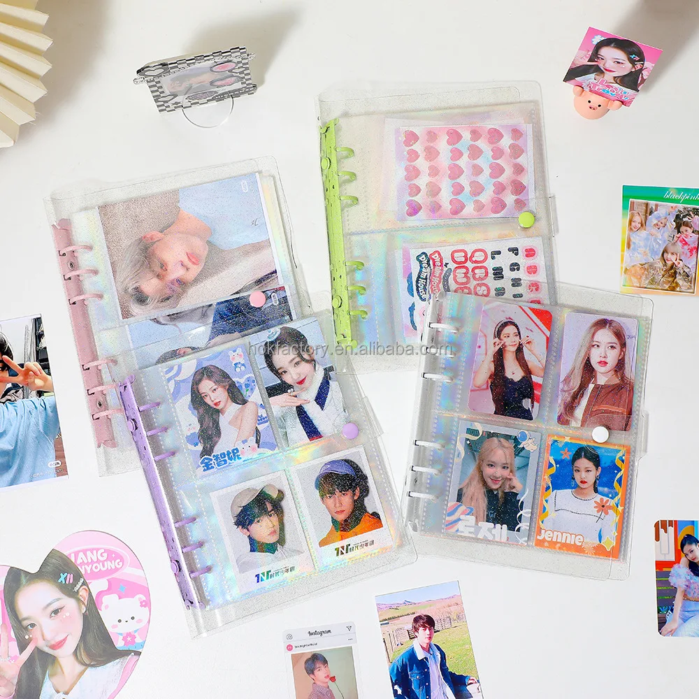 A5 Photocard Binder Diy Photocard Collect Book Idol Album Scrapbook ...