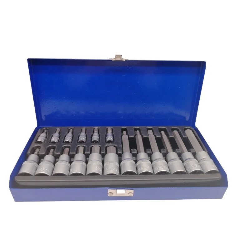 19pcs Bits Sockets Set with Metal Box| Alibaba.com