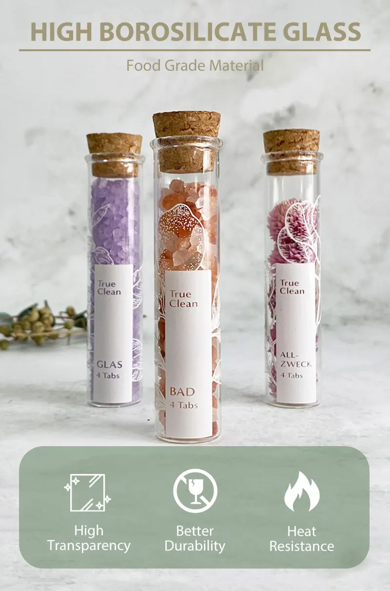 Food Grade Flat Bottom Glass Test Tube With Cork - Buy Flat Bottom ...