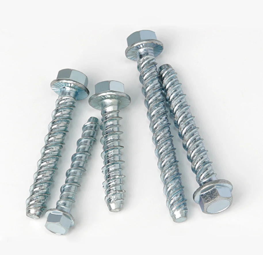 Hex Flange Concrete Thread Self-cutting Anchor Cement Self-tapping ...
