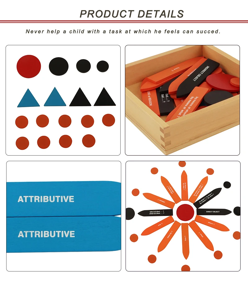 Montessori Reading Analysis 2nd Chart & Box - Educational Toys