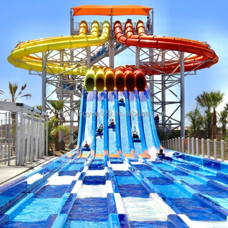 Outdoor Large Water Park Design Water Slides House Set Aquatic ...